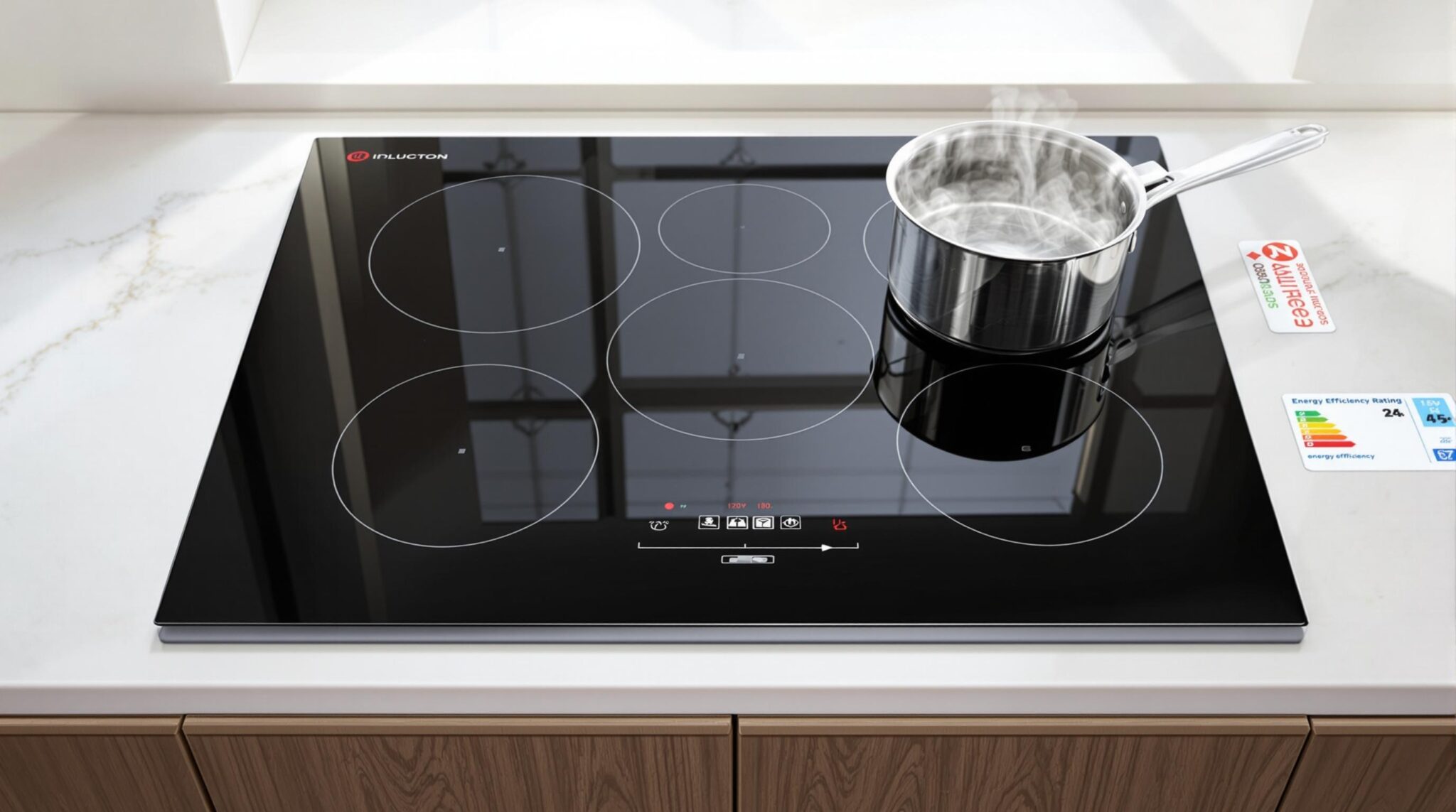 Symbolen op een inductie kookplaat | Inductiekookplaat-info.nl